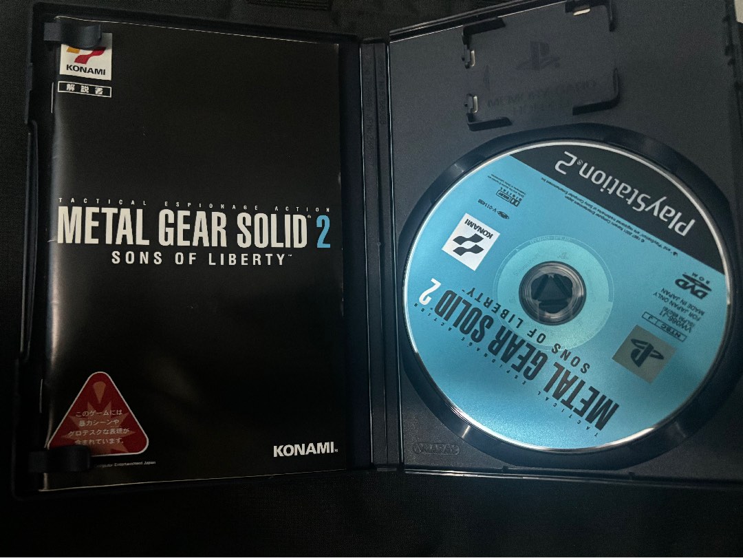 Ps2 game mgs 2 original ps1 ps3 ps4 ps5, Video Gaming, Video Games ...
