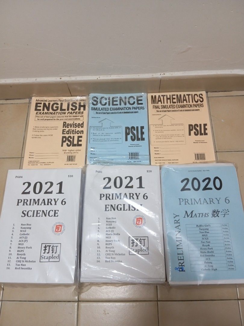 PSLE Past Year Papers, Hobbies & Toys, Books & Magazines, Assessment ...