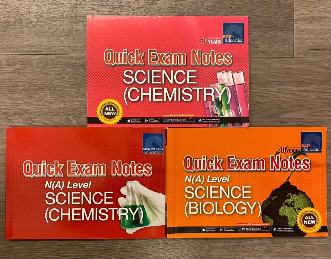 Quick exam notes Science, Hobbies & Toys, Books & Magazines, Assessment ...