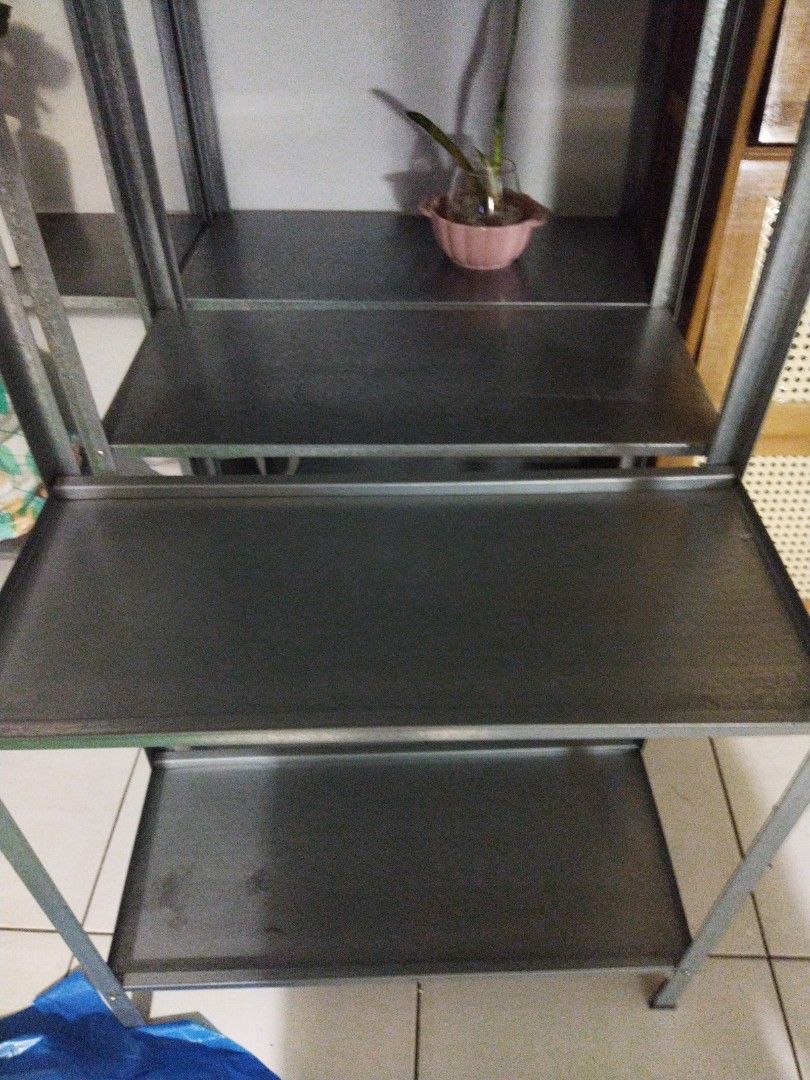 Rak Besi Hyliss IKEA 4 Tingkat, Furniture & Home Living, Furniture ...