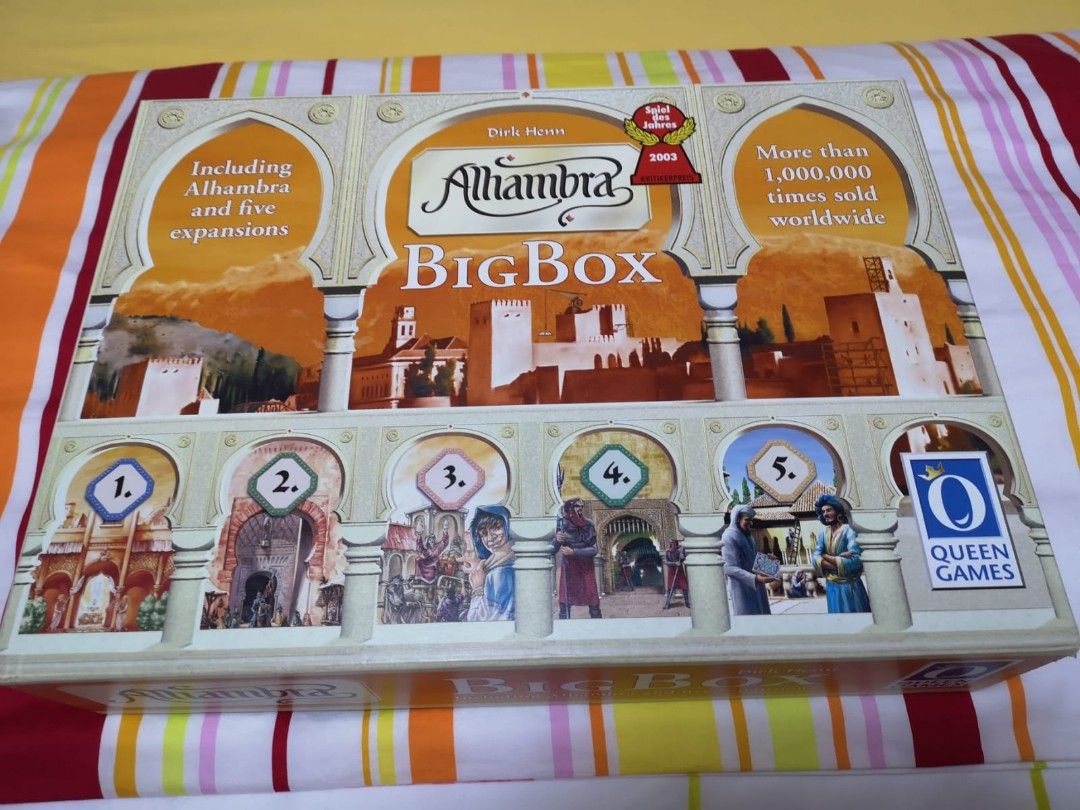 (Rare) Alhambra Big Box Board Game, Hobbies & Toys, Toys & Games on ...