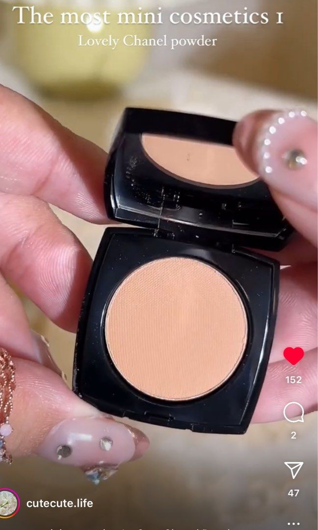RARE! Chanel miniature compact powder (micro compact powder), Beauty ...