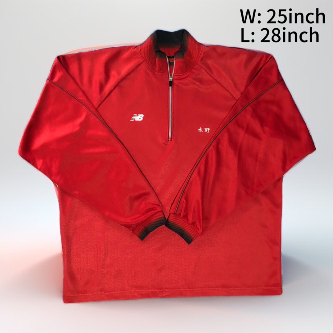 Red New Balance Jacket, Men's Fashion, Coats, Jackets and Outerwear on ...
