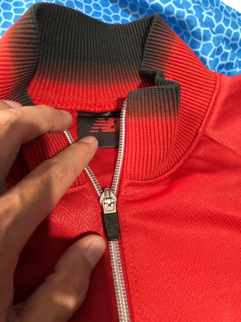 Red New Balance Jacket, Men's Fashion, Coats, Jackets and Outerwear on ...