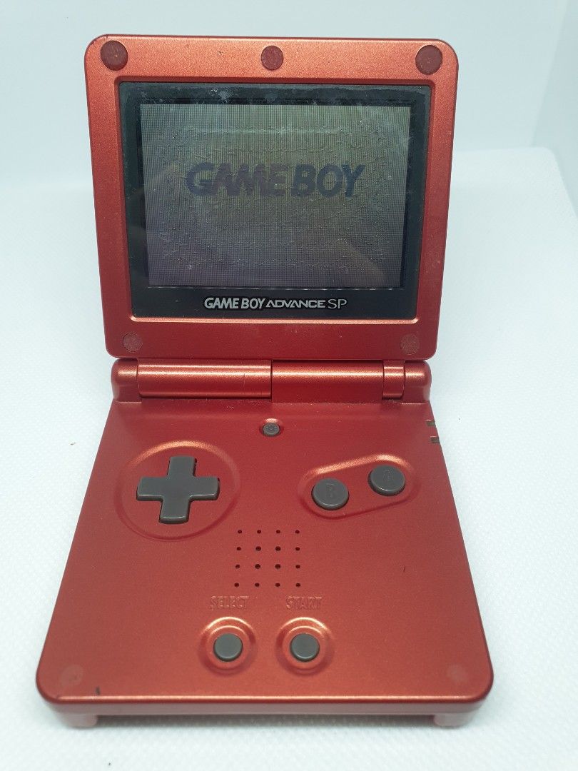 Red Nintendo Gameboy Advance AGS-001, Video Gaming, Video Game Consoles ...