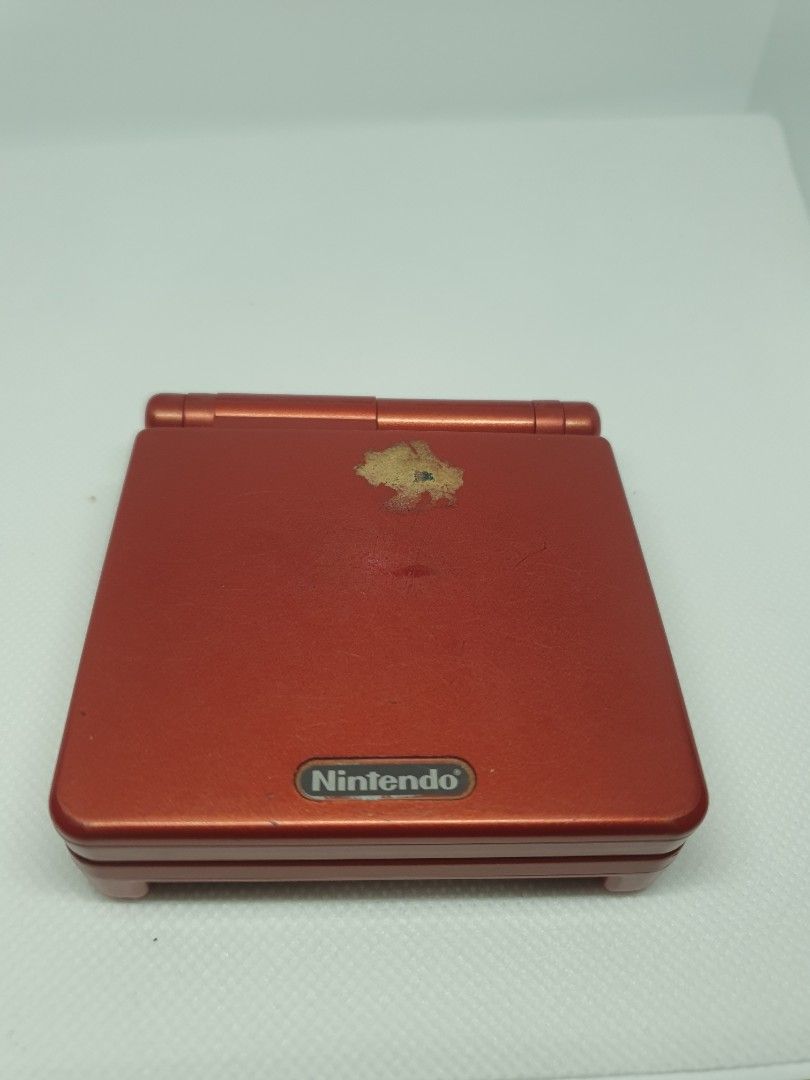 Red Nintendo Gameboy Advance AGS-001, Video Gaming, Video Game Consoles ...