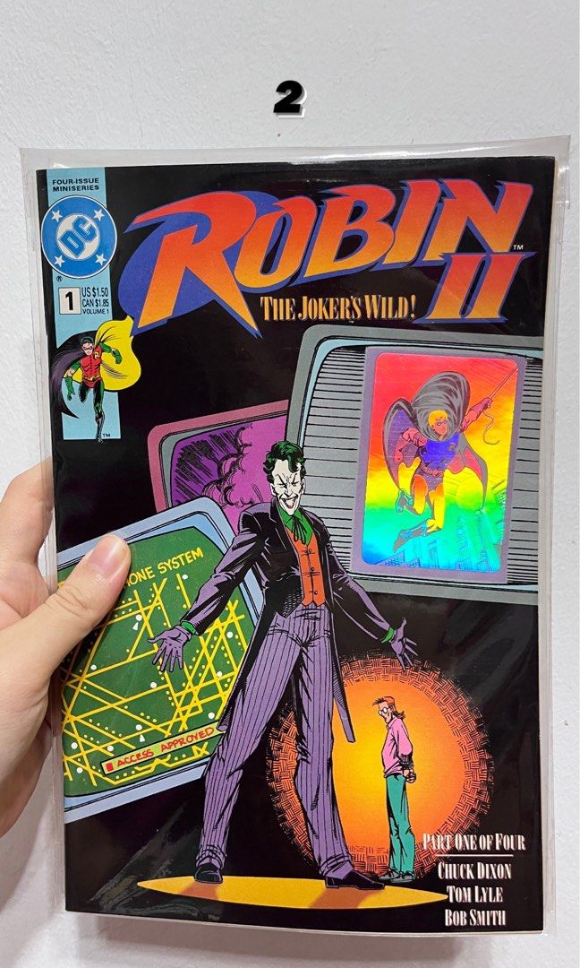 Robin ii Joker’s Wild Holographic covers VOL 1 ISSUES, Hobbies & Toys ...