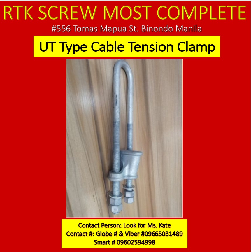 RTK UT Type Cable Tension Clamp, Commercial & Industrial, Construction Tools & Equipment on ...