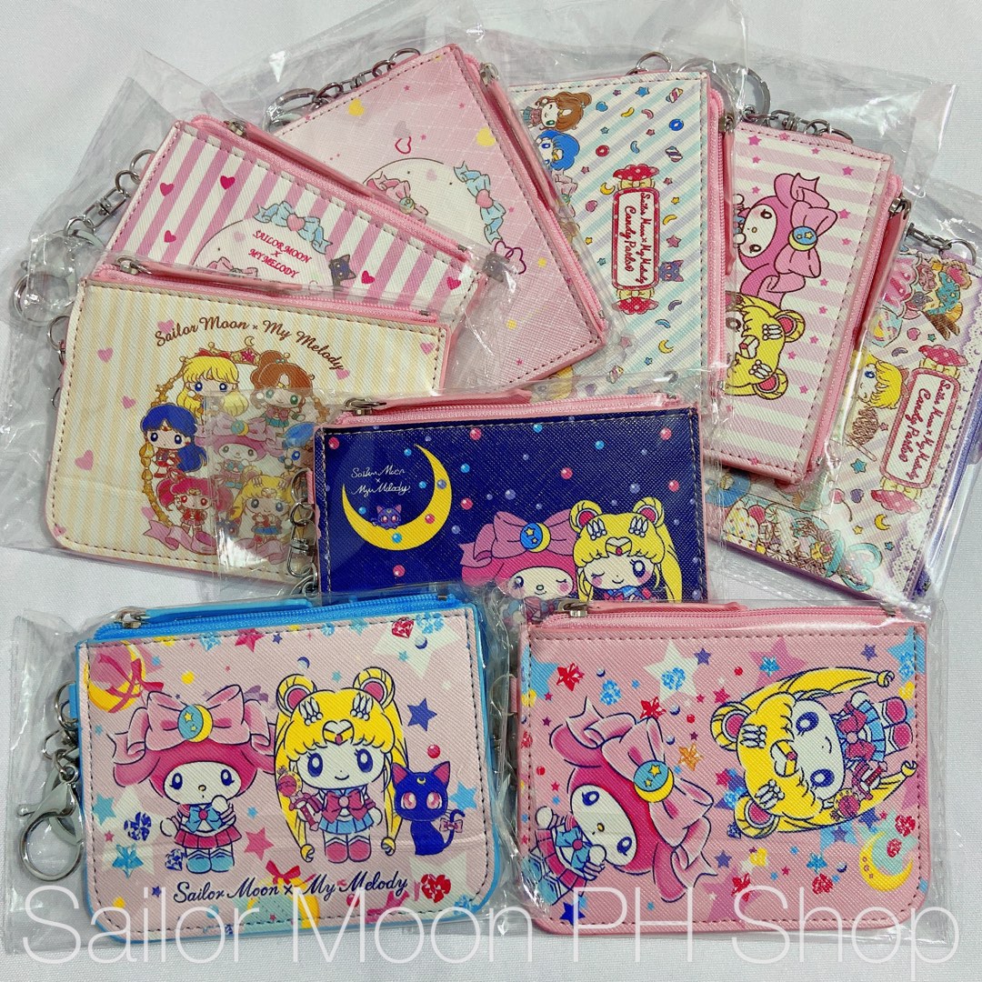 Sailor Moon x My Melody Mini Wallet Coin Purse Card Holder, Women's ...
