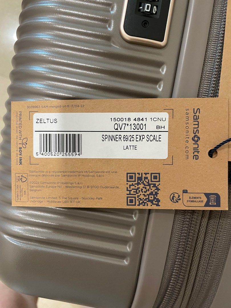 Samsonite Luggage Spinner 69/25 with Built-in Scale, Hobbies & Toys ...