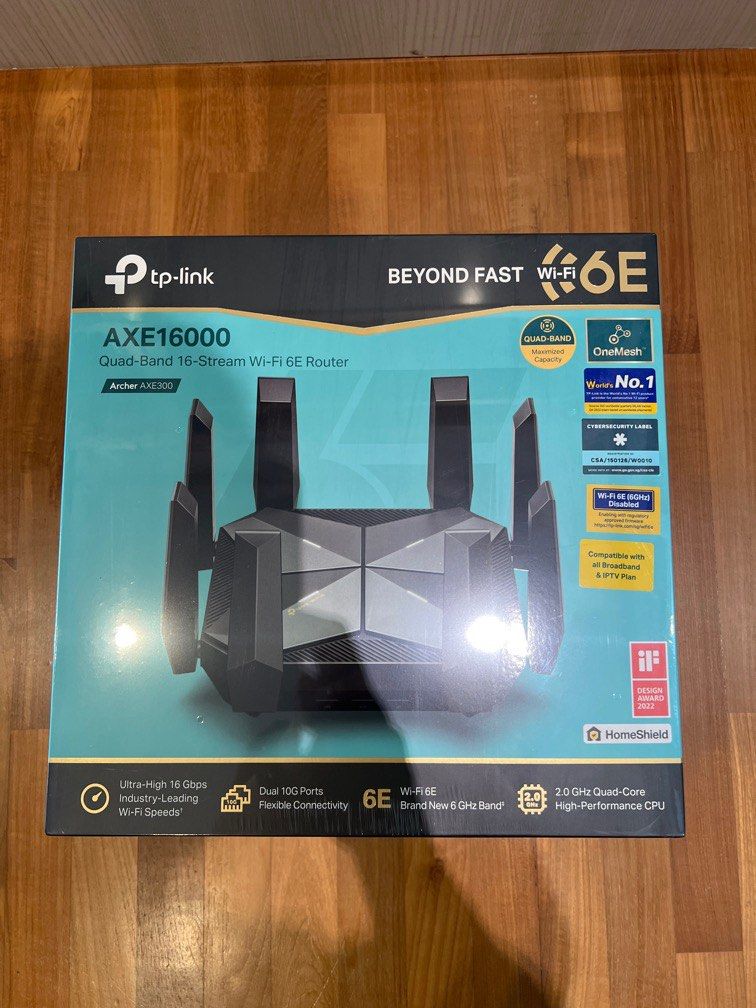 SEALED TP-Link AXE16000 Archer AXE300 6GHz wifi 6E, Computers & Tech, Parts & Accessories ...