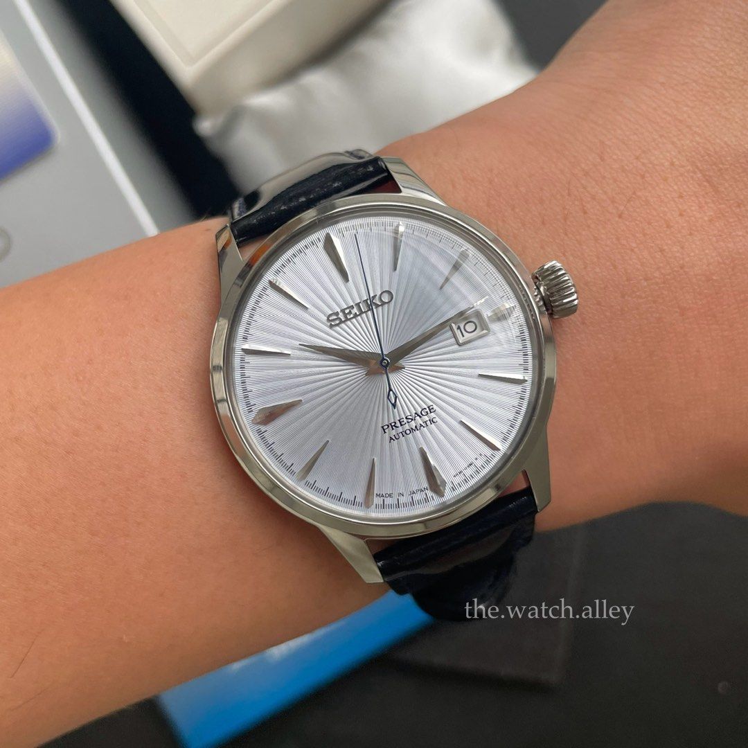 Seiko Presage - Ice Blue - Dress Watch “Sky Diving” - SRPB43 / SRPB43J1 ...
