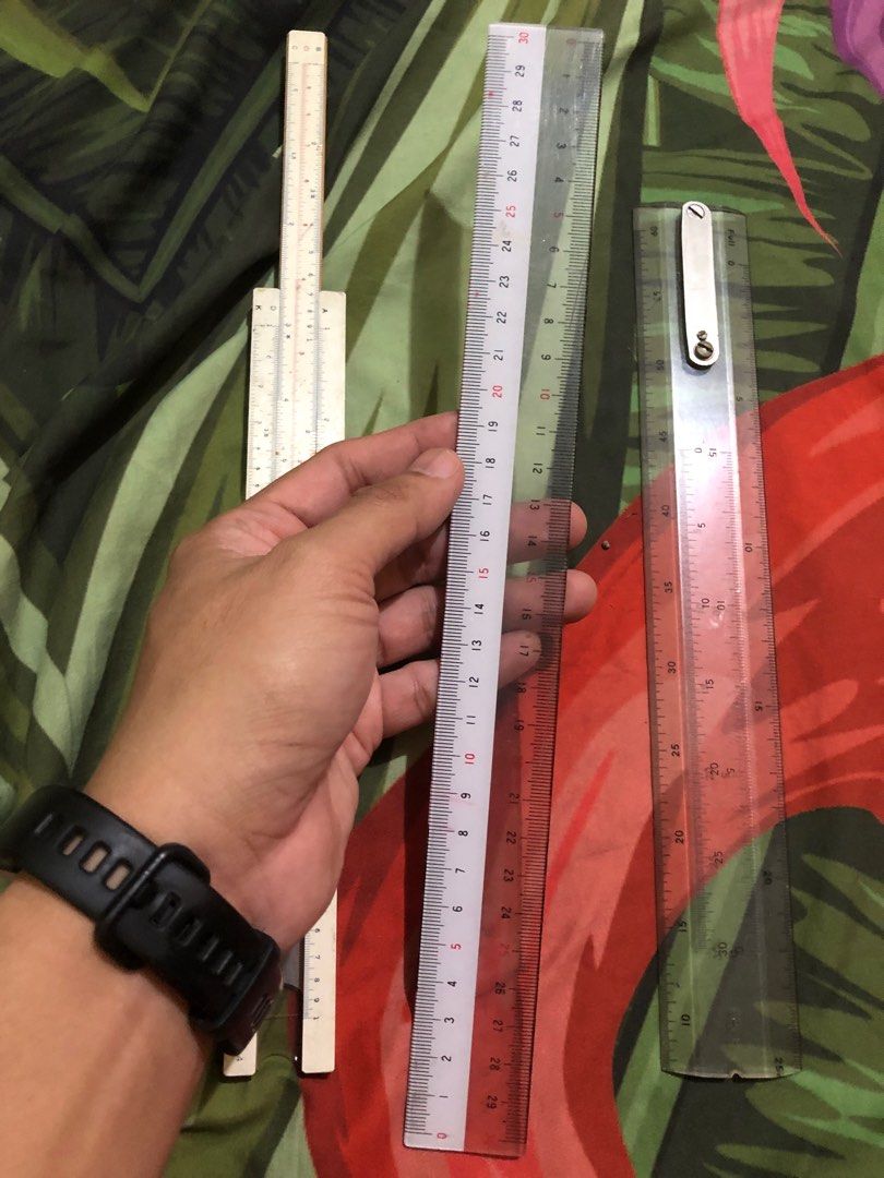 Set of used rulers, Hobbies & Toys, Stationary & Craft, Craft Supplies ...