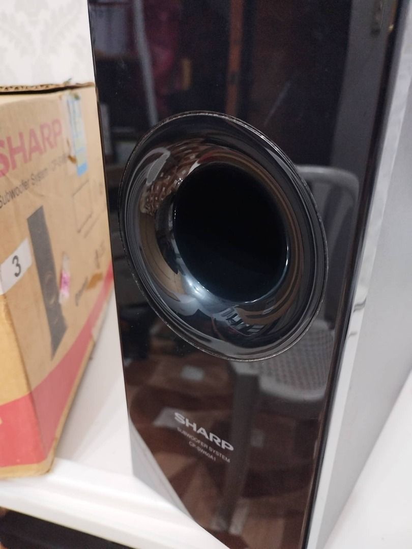 Sharp Wireless Active Subwoofer ( CP-SW60A1), Audio, Soundbars ...