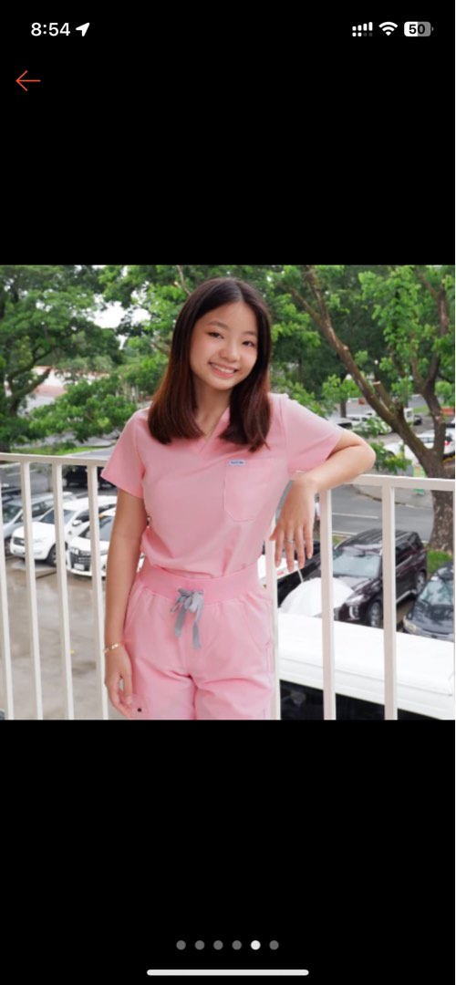 Snicosh Iconix Scrubs in Baby Pink, Women's Fashion, Tops, Others Tops ...