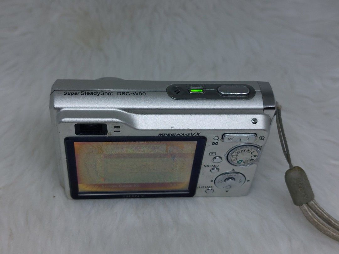 Sony Cybershot DSCW90 8MP Digital Camera with 3x Optical Zoom, Photography, Cameras on Carousell