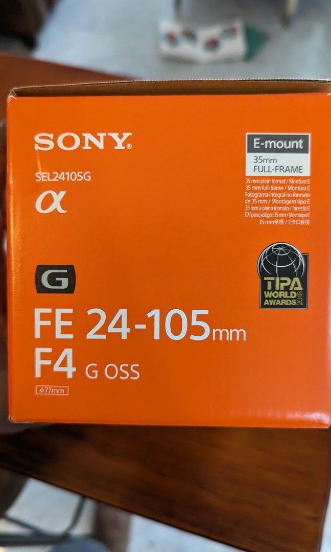 Sony SEL24105G-FE 24-105mm F4G OSS Standard Zoom Lens, Black ...