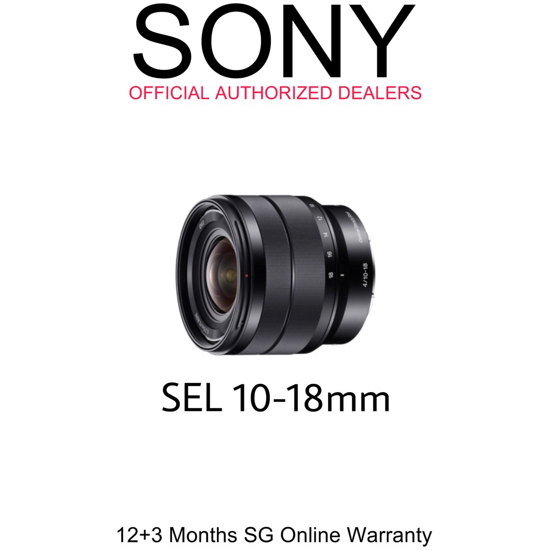 SONY SEL 10-18mm Lens, Photography, Lens & Kits on Carousell