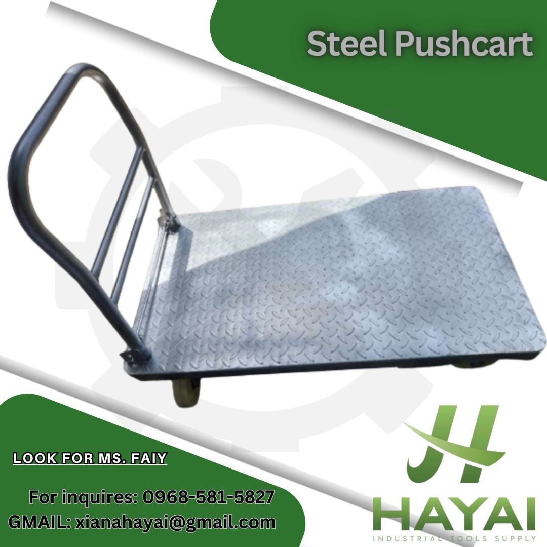 Steel Pushcart, Commercial & Industrial, Construction Tools & Equipment ...