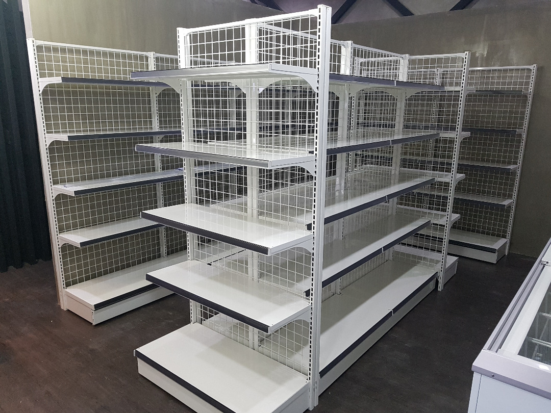 Steel rack korean supermarket shelves high quality boltless type made ...