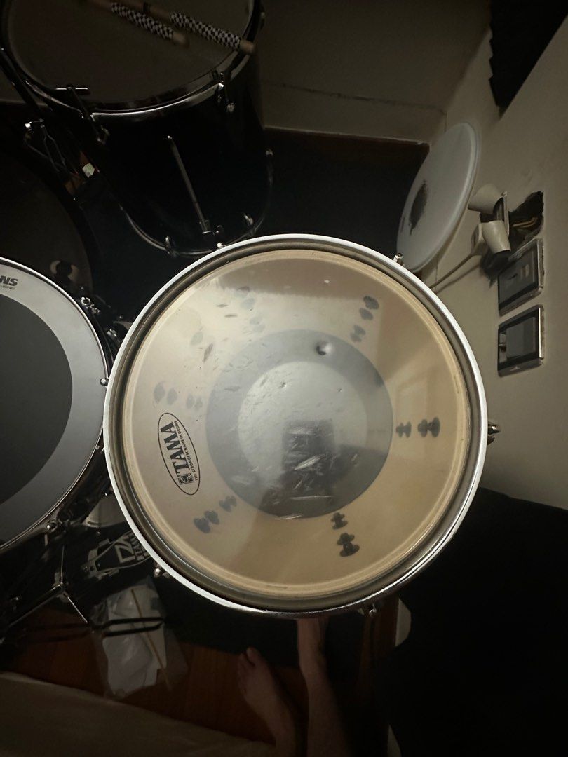 TAMA RM52KH6C-BK Rhythm Mate 5-Piece Drums w/Hardwares & Cymbals, Black ...