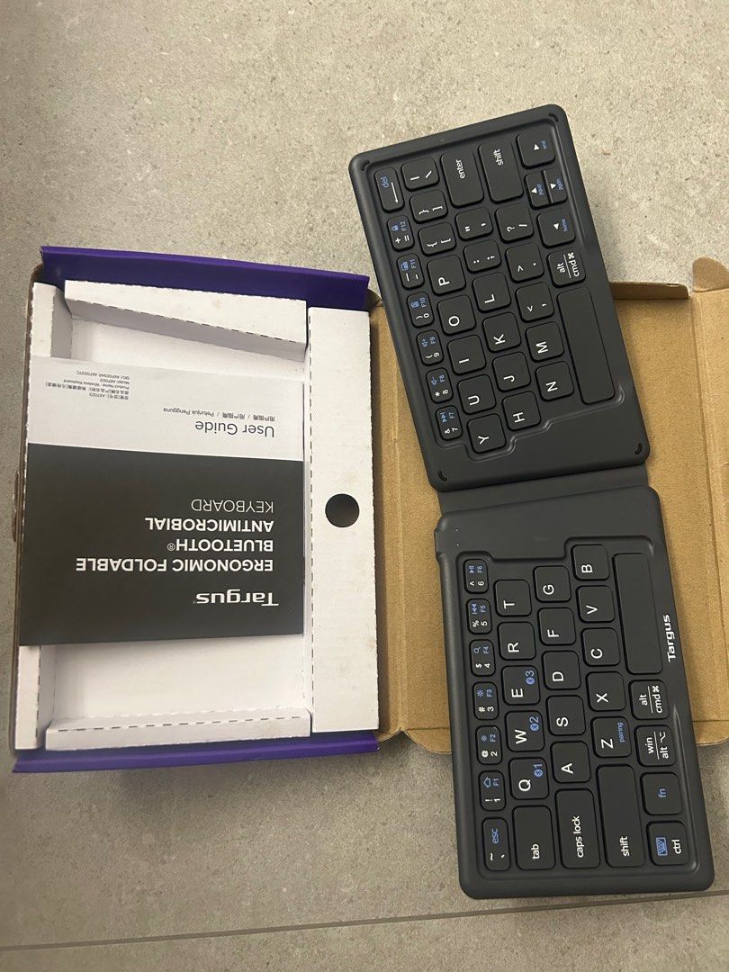 Targus Ergonomic Foldable Bluetooth Keyboard, Computers & Tech, Parts ...