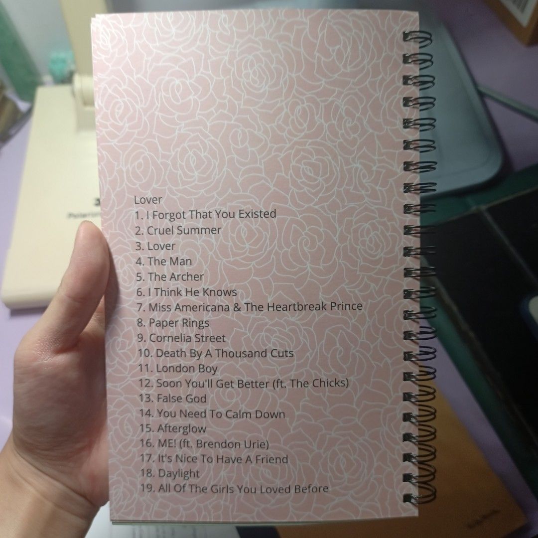 Taylor Swift Lover Notebook, Hobbies & Toys, Stationery & Craft ...