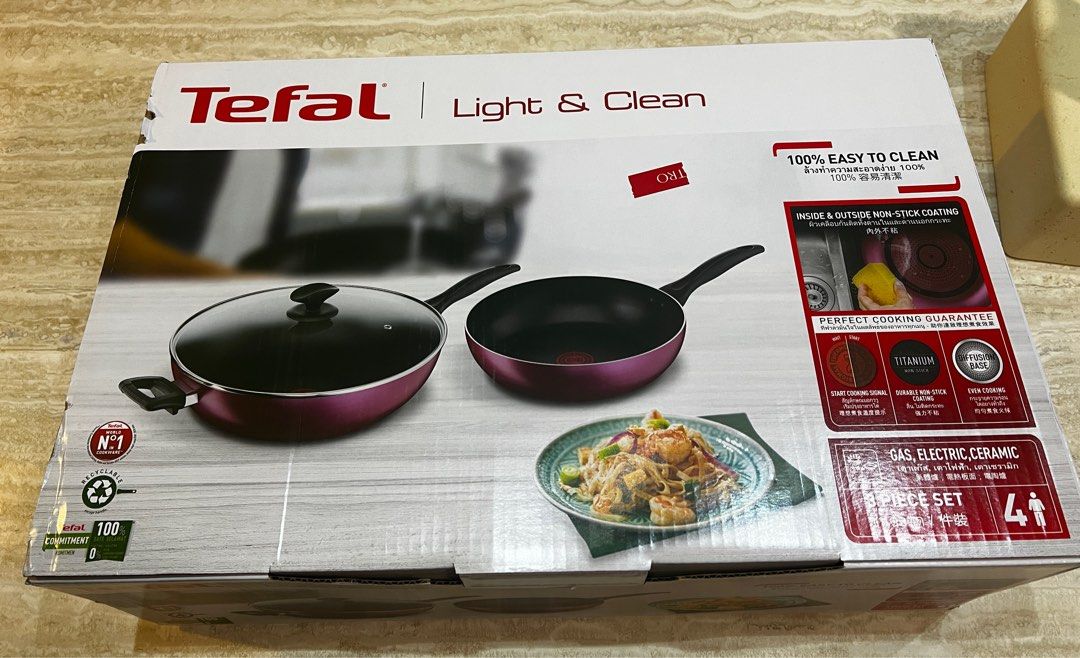 Tefal pans (3 pcs set), Furniture & Home Living, Kitchenware ...