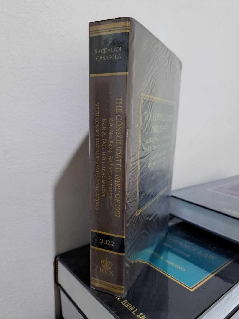 The Consolidated NIRC of 1997 Eufrocina Sacdalan Casasola 2022 Taxation ...