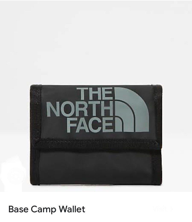 The North Face Base Camp Wallet In Black, Men's Fashion, Watches ...