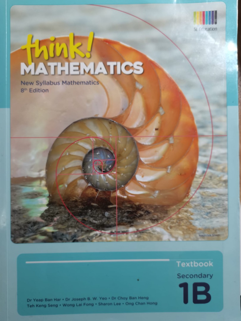 think! Mathematics Textbook 1B, Hobbies & Toys, Books & Magazines ...