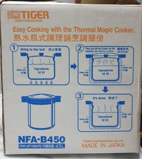 Tiger Thermal Magic Cooker 4.5L (NFH-G450 RJ), TV & Home Appliances ...