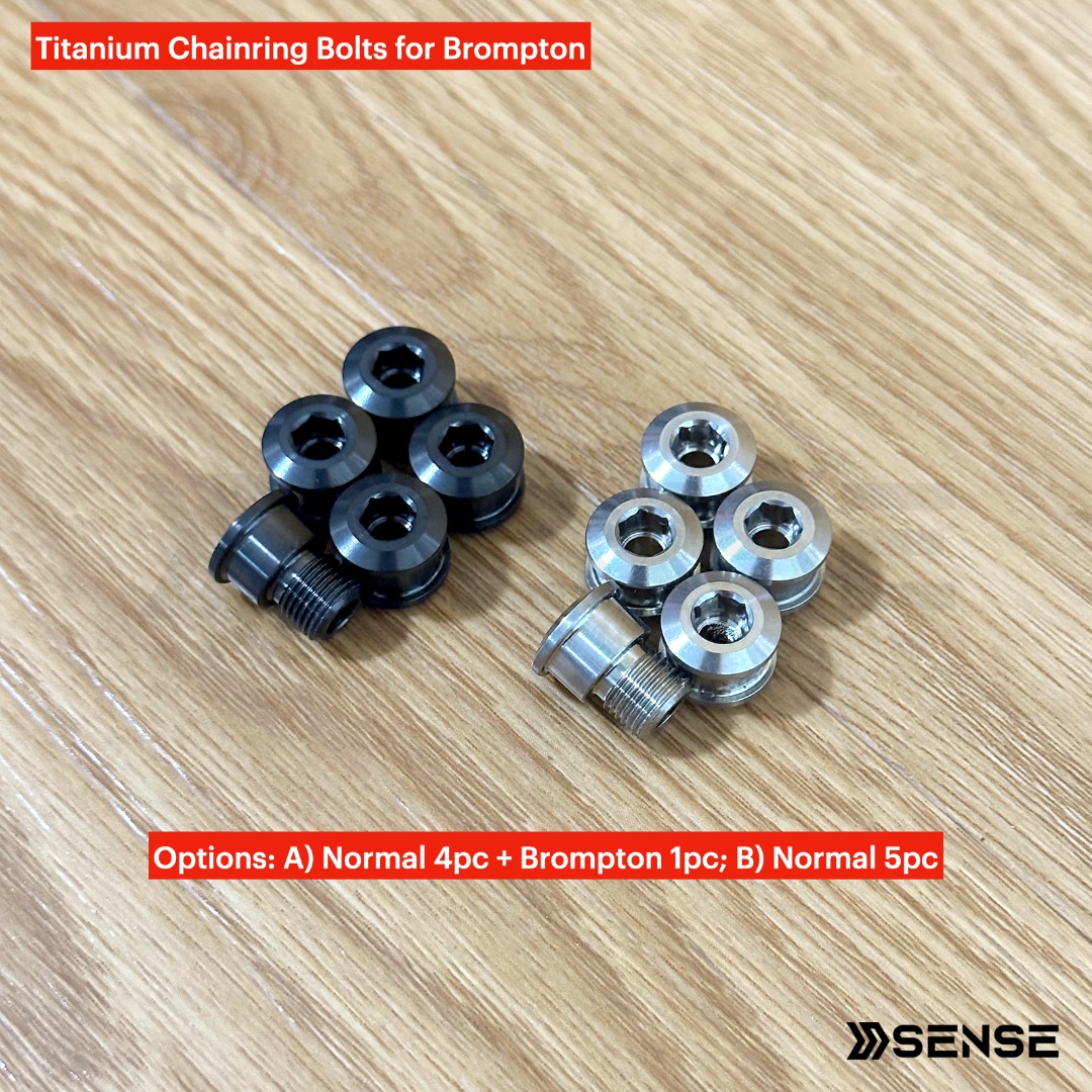 Titanium Chainring Bolt for Brompton, Sports Equipment, Bicycles ...