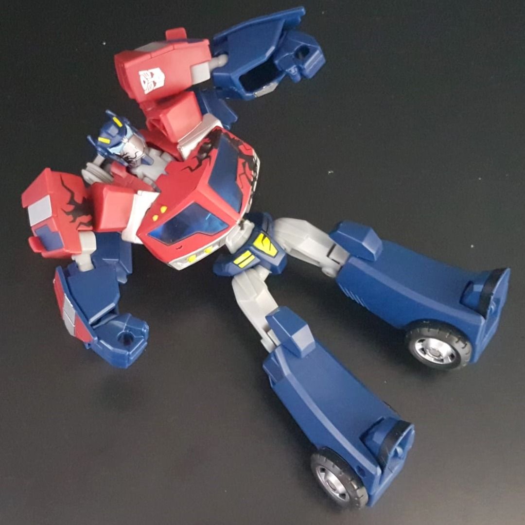 Transformers, Optimus Prime, Rare Figurine, Poseable Action Figure ...