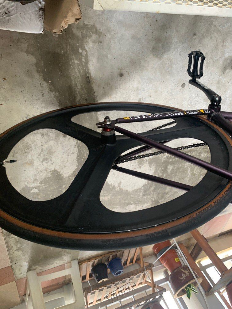 trispoke fixie rim, Sports Equipment, Bicycles & Parts, Parts ...