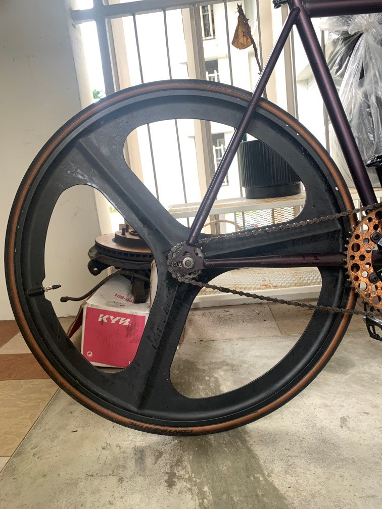 trispoke fixie rim, Sports Equipment, Bicycles & Parts, Parts ...