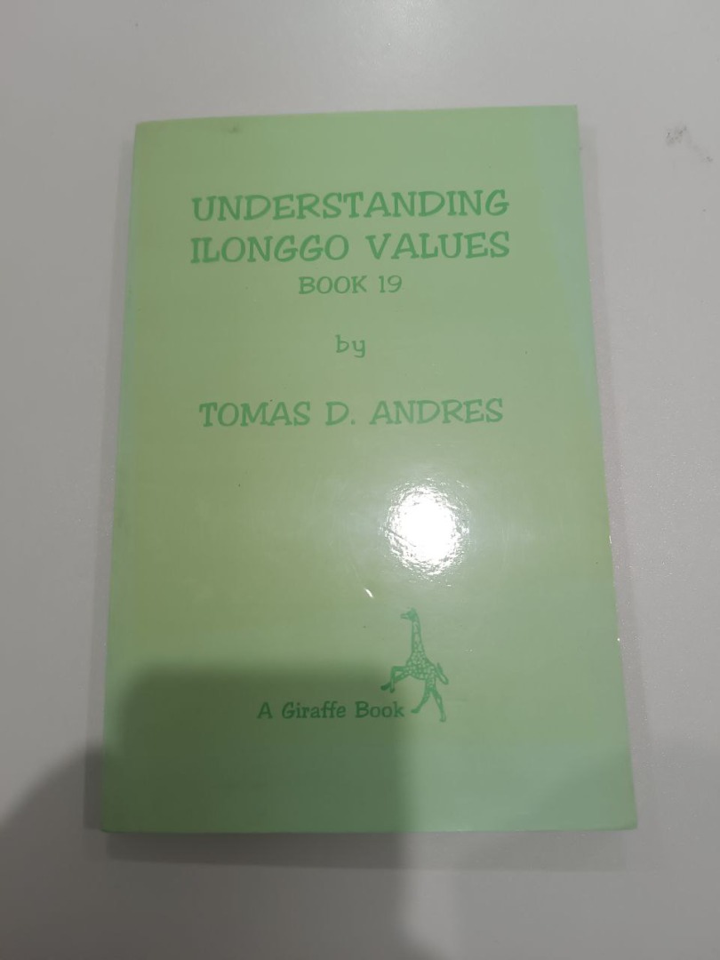 Understanding Ilonggo Values (2005) Tomas Andres, Hobbies & Toys, Books & Magazines, Fiction ...