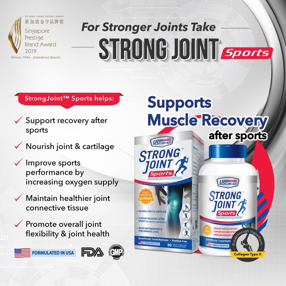 US Clinicals StrongJoint Sports 90s, Health & Nutrition, Health ...