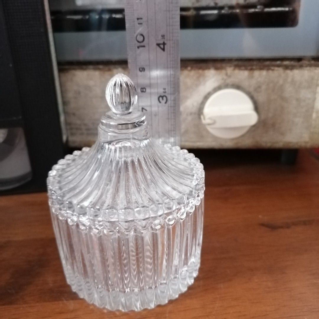 Vintage Cut Glass Container, Hobbies & Toys, Collectibles & Memorabilia ...