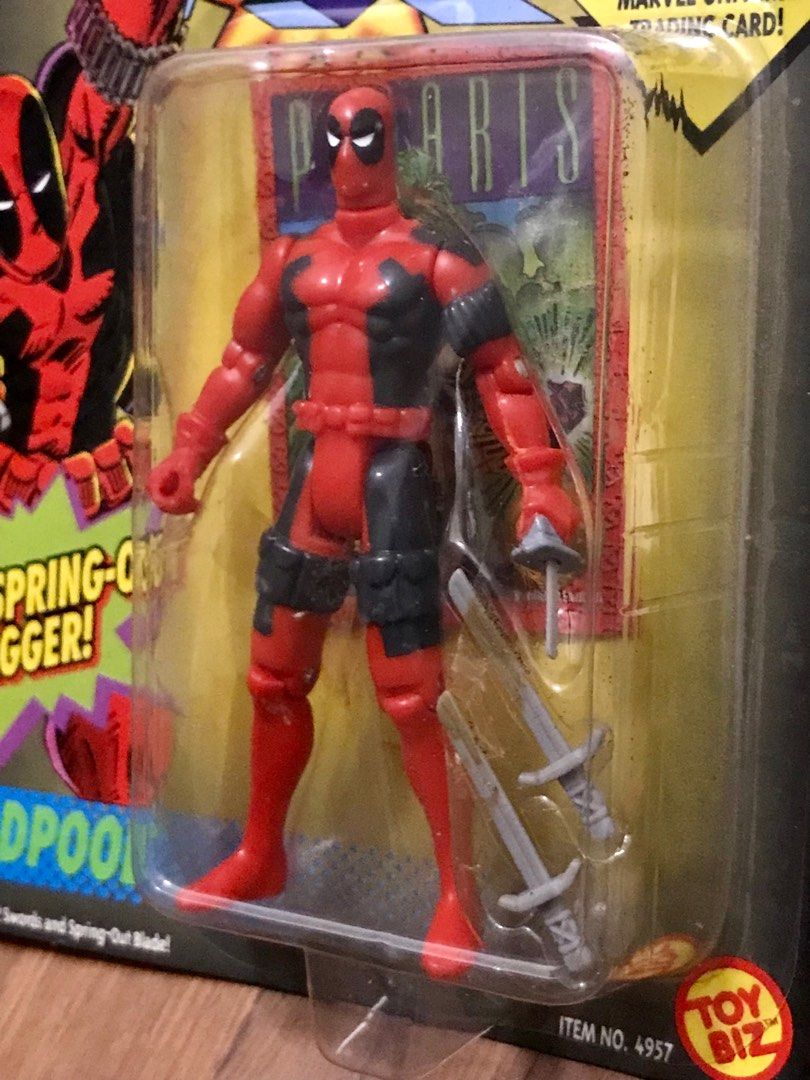 Vintage Rare MOSC Toybiz 1992 Marvel Deadpool First Action Figure New ...