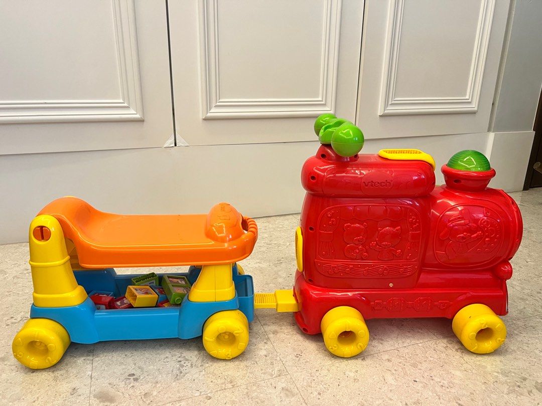 Vtech Push & Ride Alphabet Train, Babies & Kids, Infant Playtime on ...