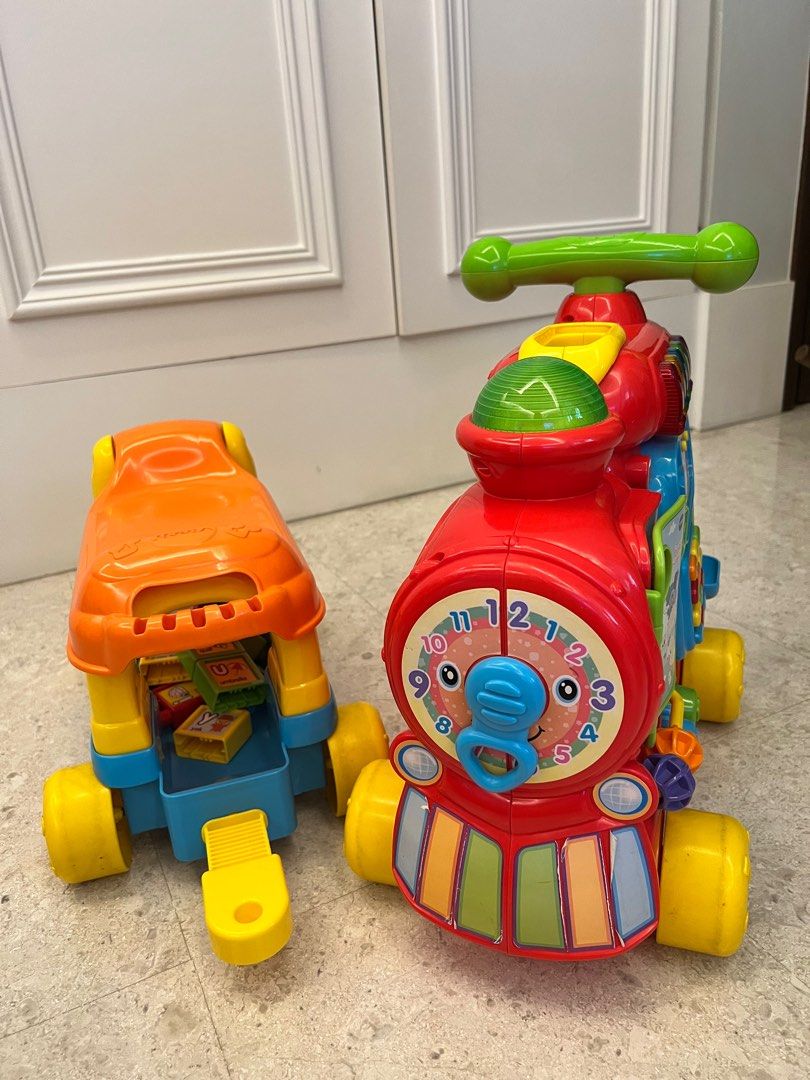 Vtech Push & Ride Alphabet Train, Babies & Kids, Infant Playtime on ...
