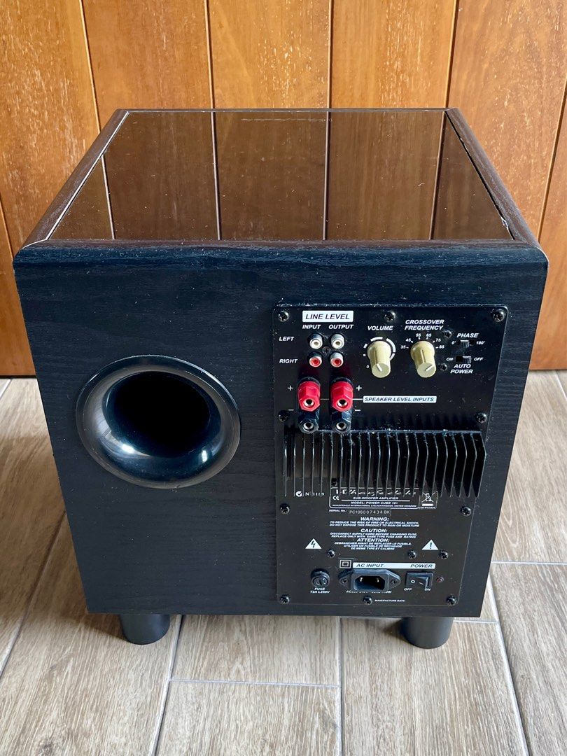 Wharfedale Power Cube 10+ Subwoofer (10 inch down firing speaker), Audio, Soundbars, Speakers ...