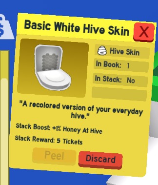 White hive skin Bee Swarm Simulator, Video Gaming, Gaming Accessories ...