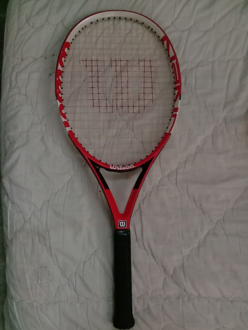 Wilson Nano Carbon Pro Racket, Sports Equipment, Sports & Games, Racket ...