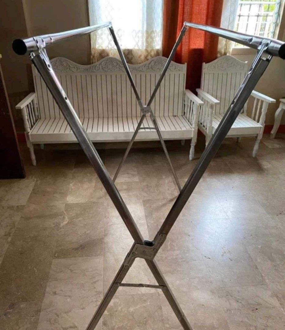 WOODEN HANGER AND SAMPAYAN RACK, Furniture & Home Living, Home ...