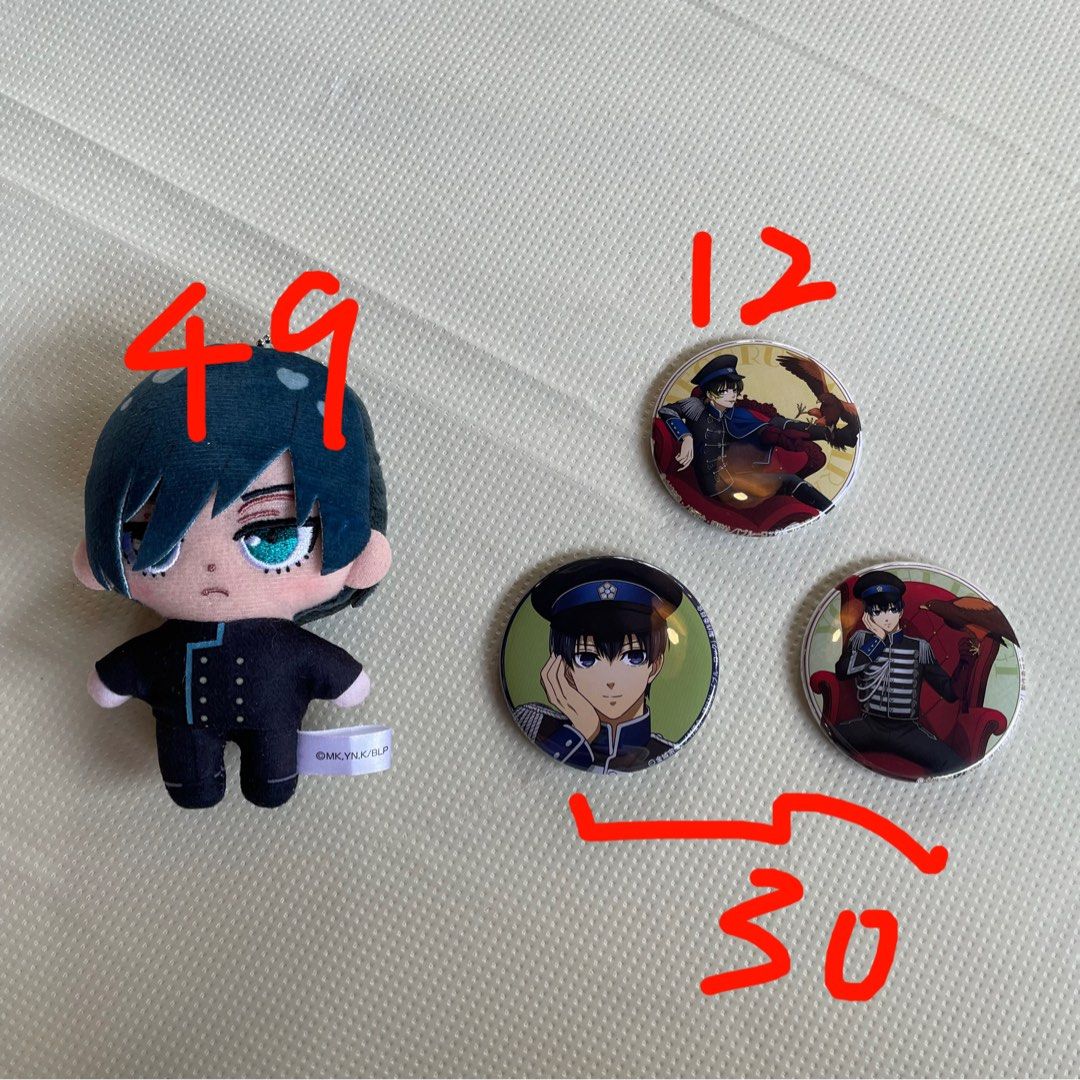 WTS Blue lock Isagi, Blue lock Rin , Blue lock bachira merchandise ...