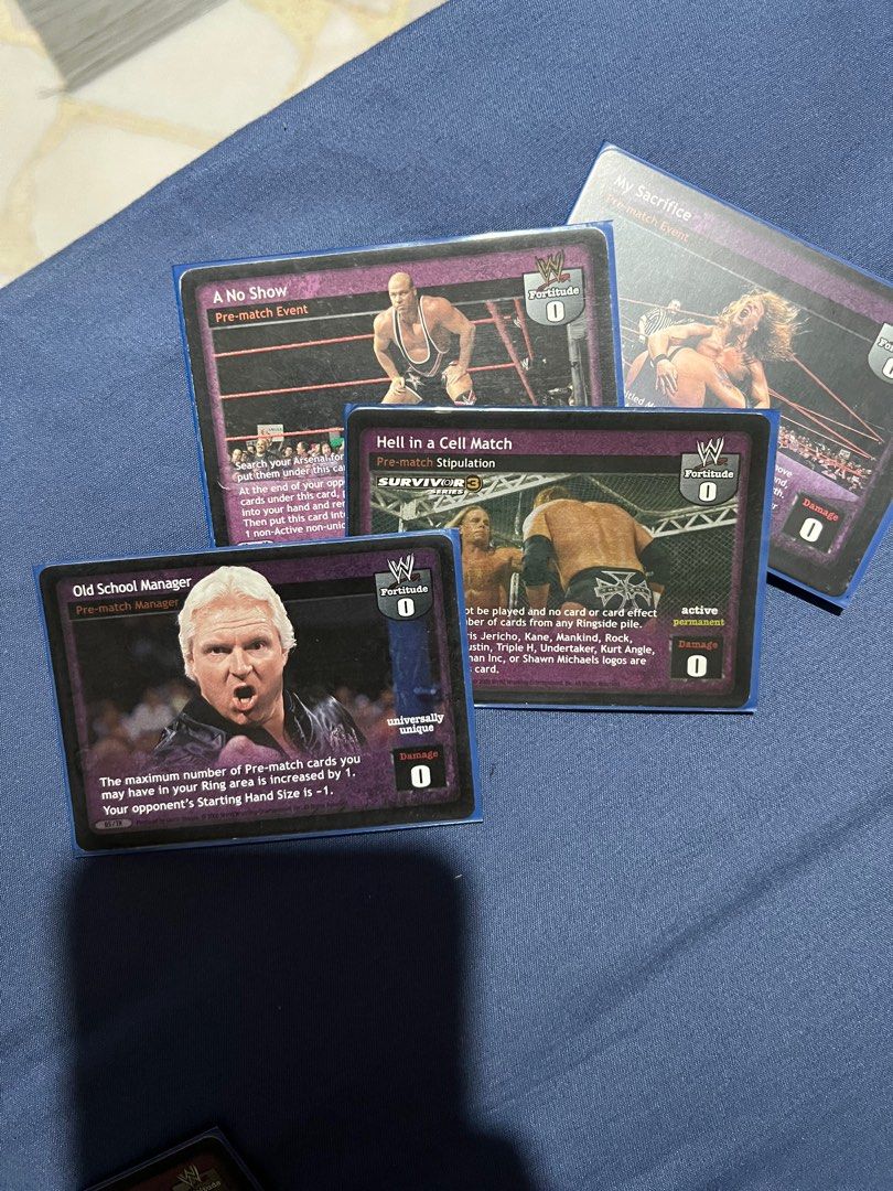 Wwe/Wwf Raw Deal Cards, Hobbies & Toys, Toys & Games on Carousell
