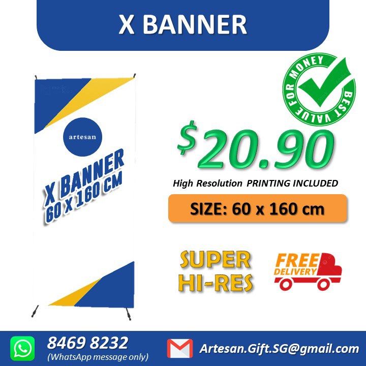 X Banner (Best Value-for-Money Banner), Business Services, Printing ...