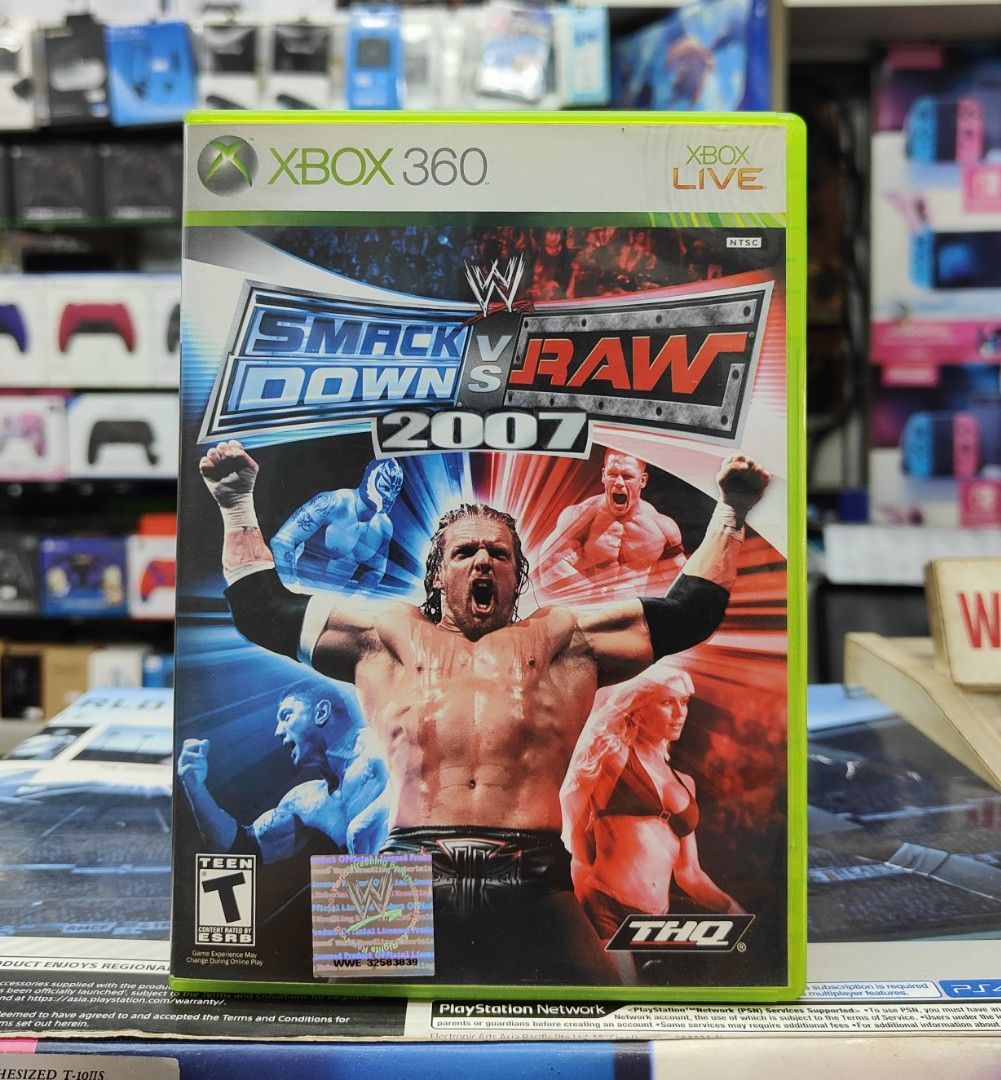 Xbox 360 WWE Smackdown vs Raw 2007, Video Gaming, Video Games, Xbox on ...